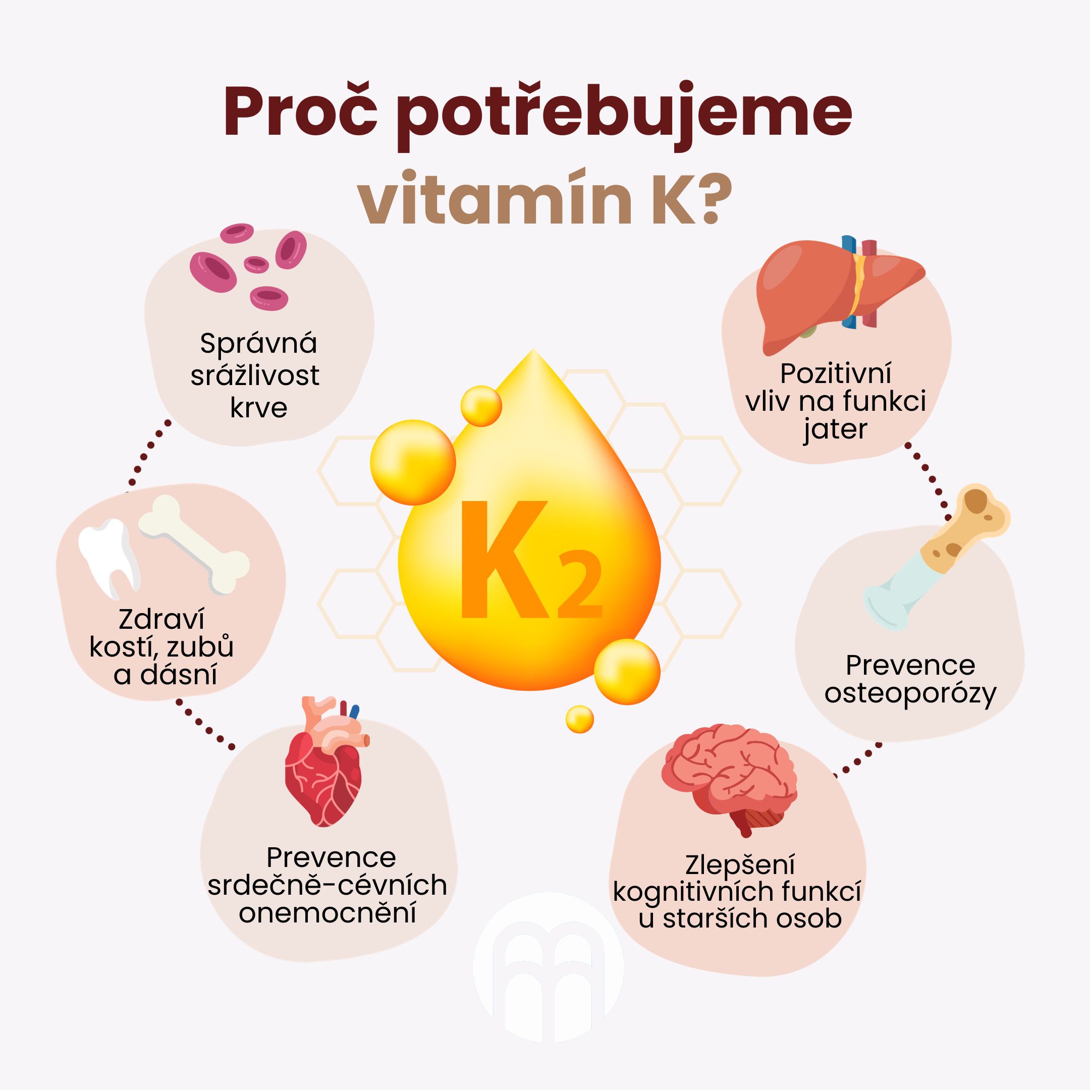 Proč potřebujeme vitamin K2 a jaké jsou jeho formy? Vitamín podporující ...
