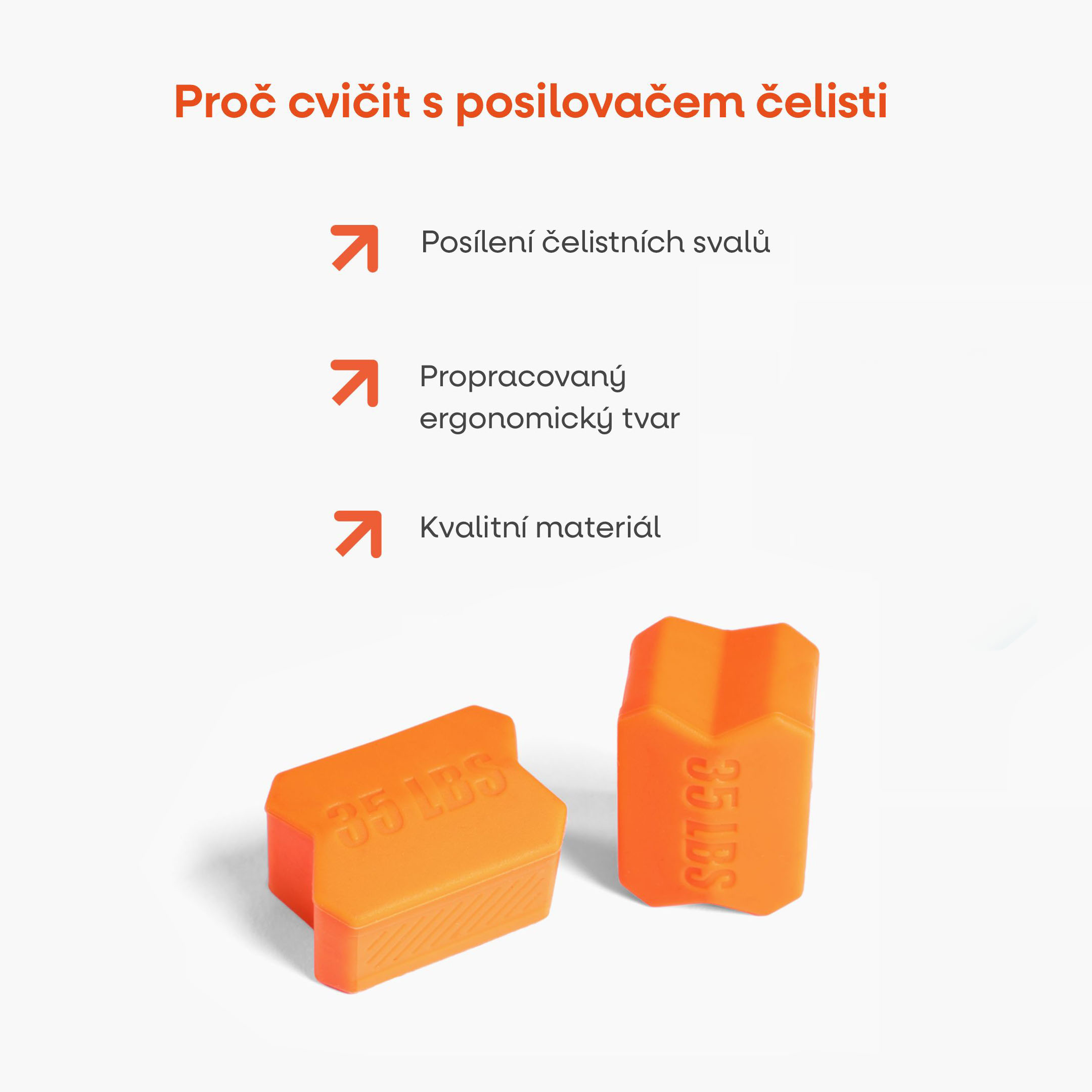Jawzrsize posilovač čelisti, odpor 15,9 kg | PanZdraví.cz